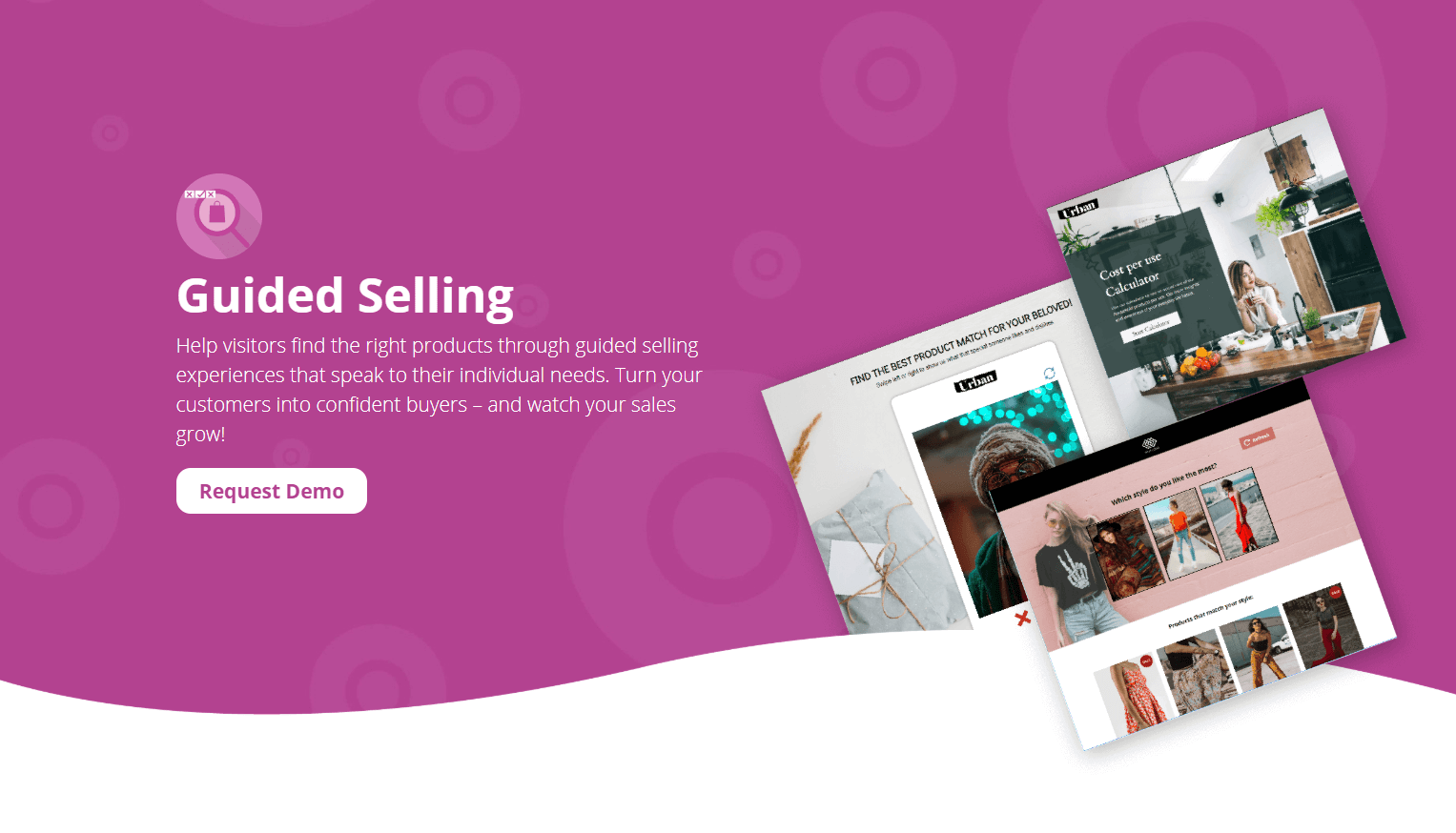 Guided Selling | Interactive experiences | Dot.vu