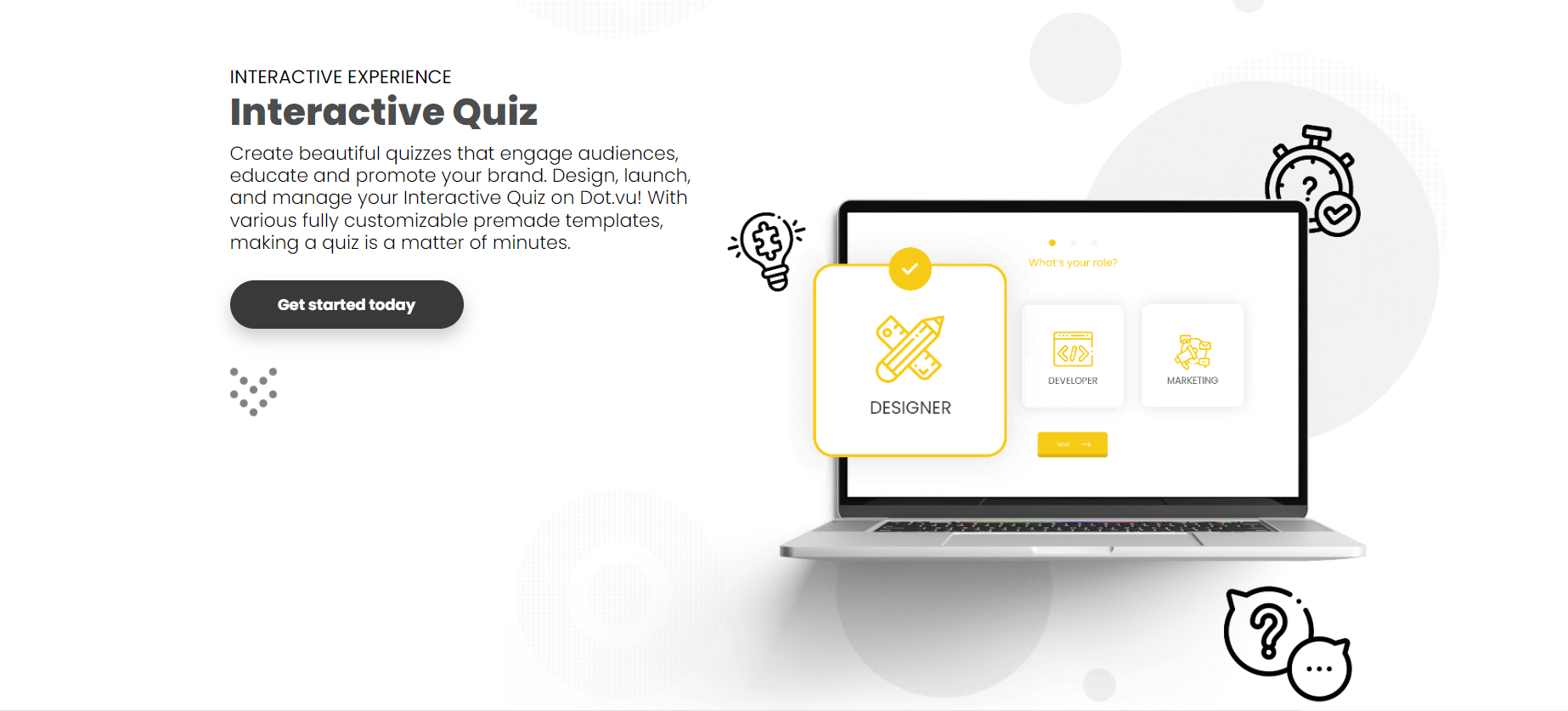 Interactive Quiz | Interactive Experiences | Dot.vu